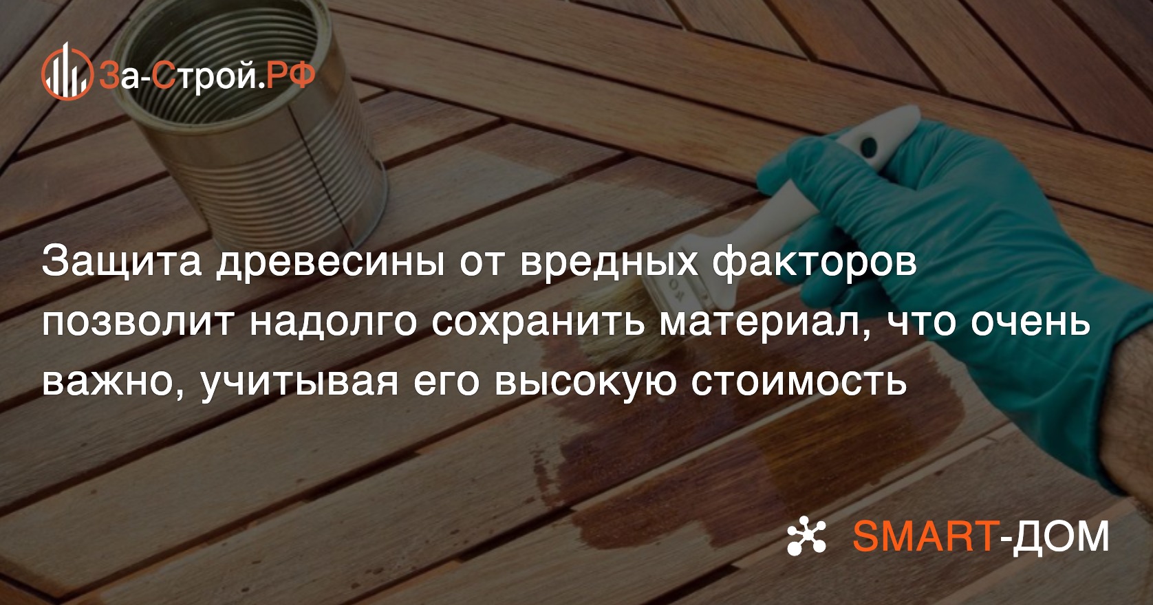 Защита древесины от влаги и других вредных воздействий